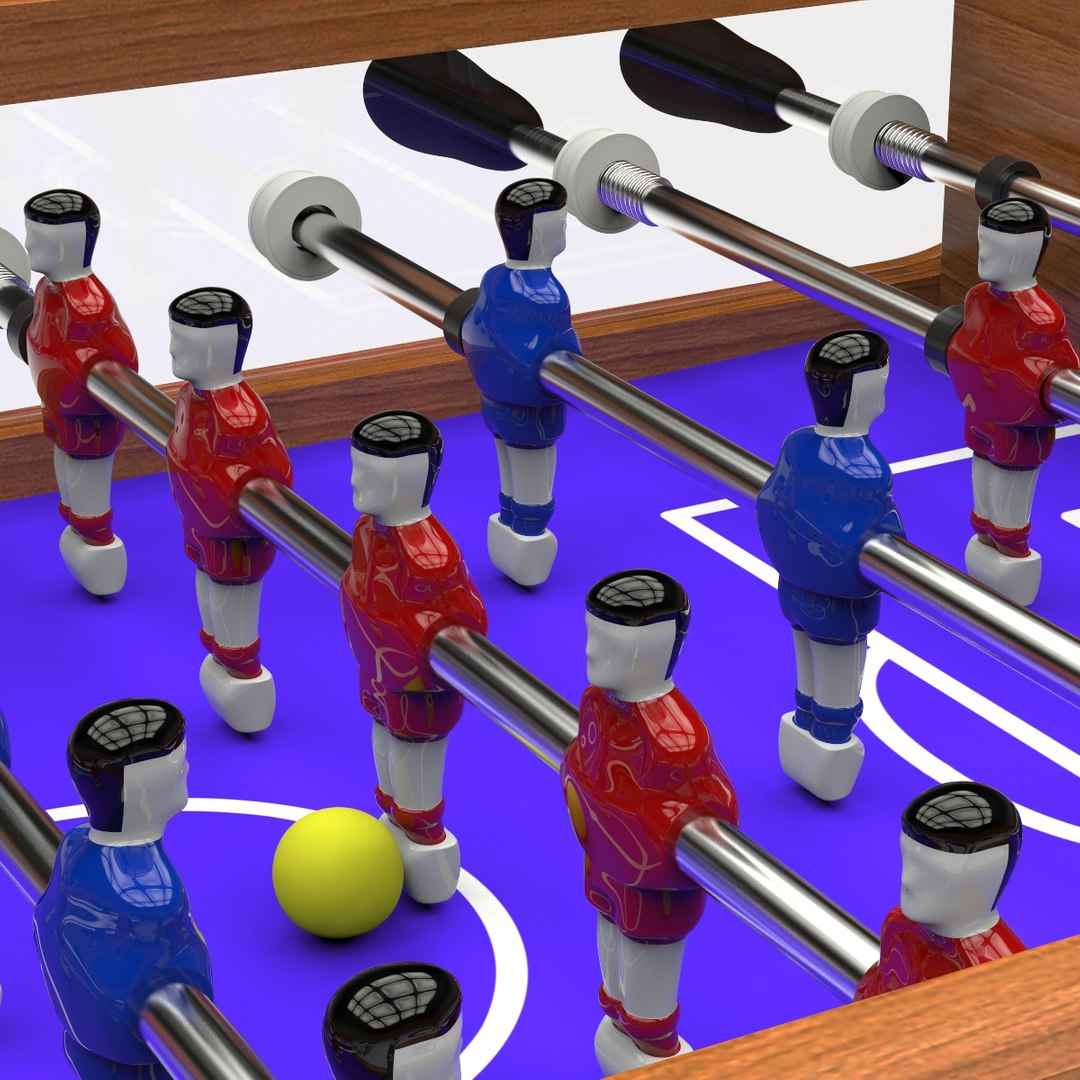 3D foosball babyfoot - TurboSquid 1221090