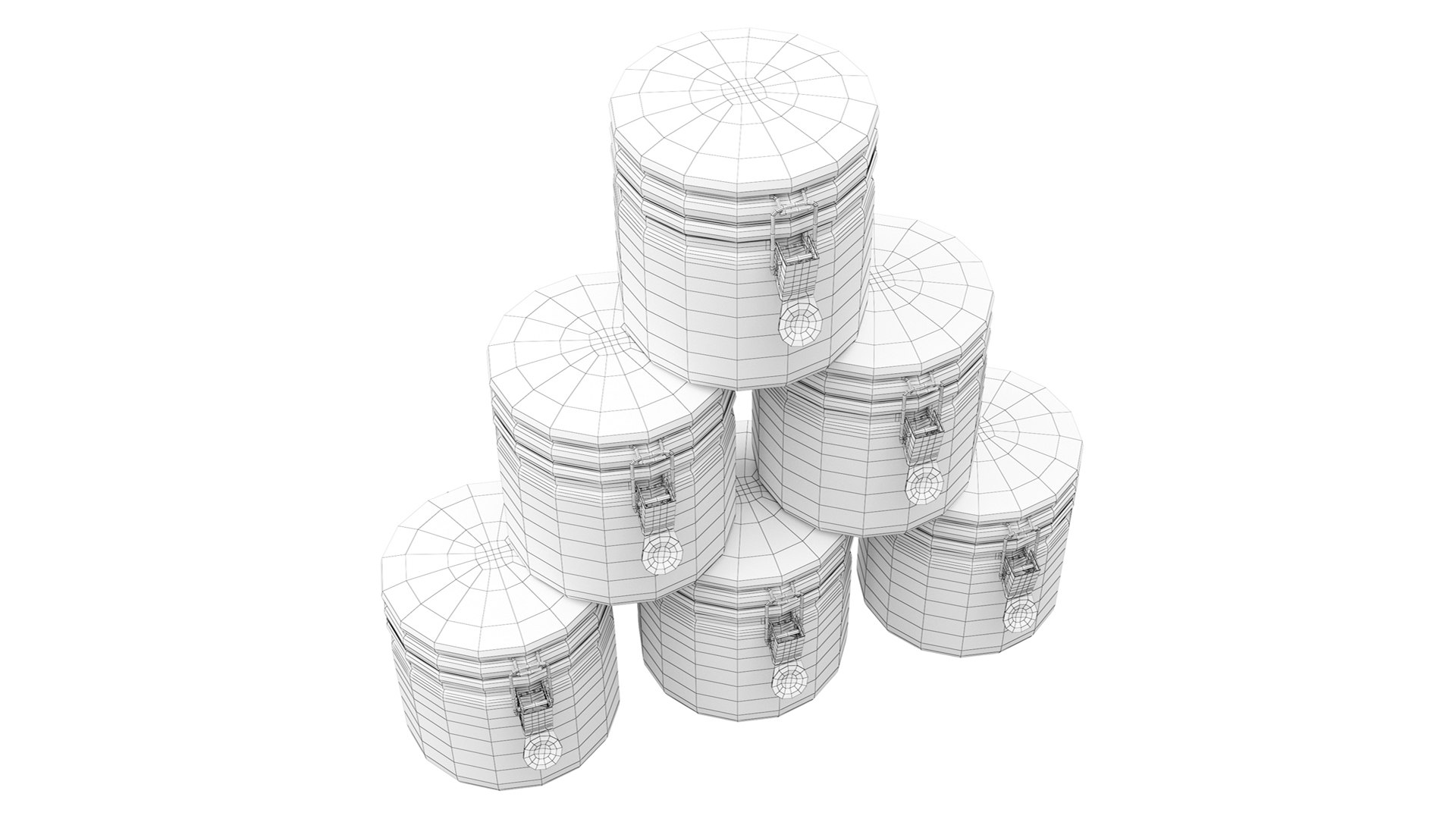 Jam In Glass Jars 3D Model - TurboSquid 1888805