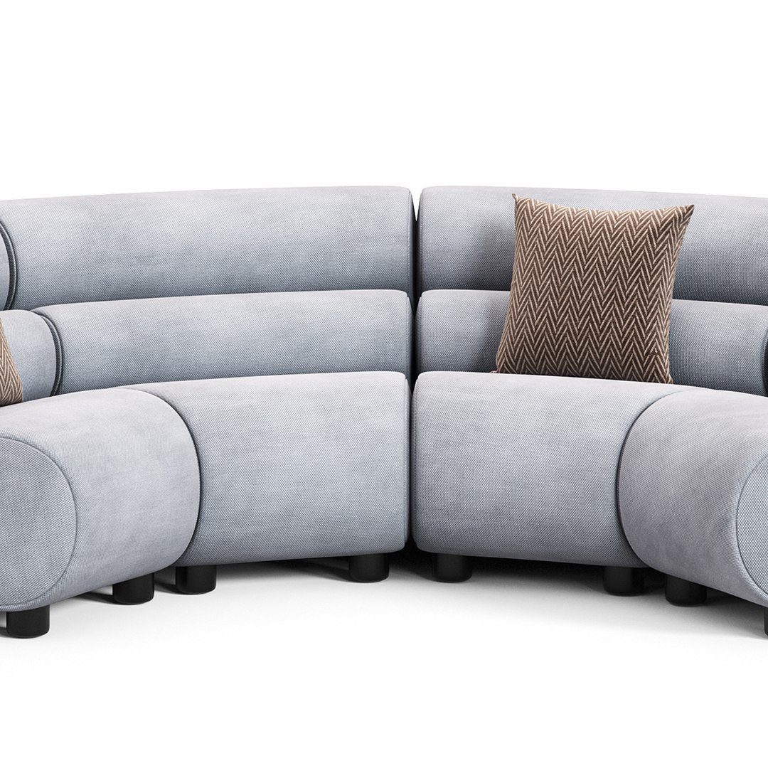 Corner Modular Sofa 3D - TurboSquid 2320618