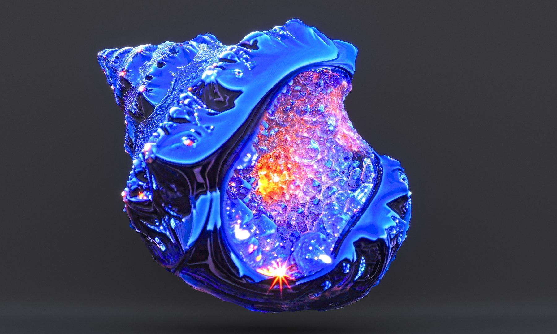 Colorfull Seashell Pack 3D model - TurboSquid 2176957