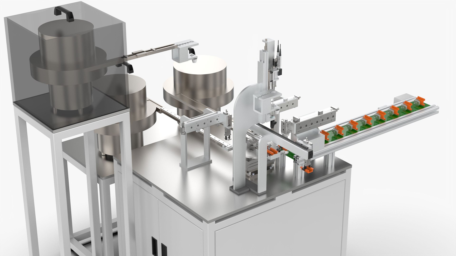 Automatic Nut Washer Bolt Assembly Machine 3D model - TurboSquid 2011262