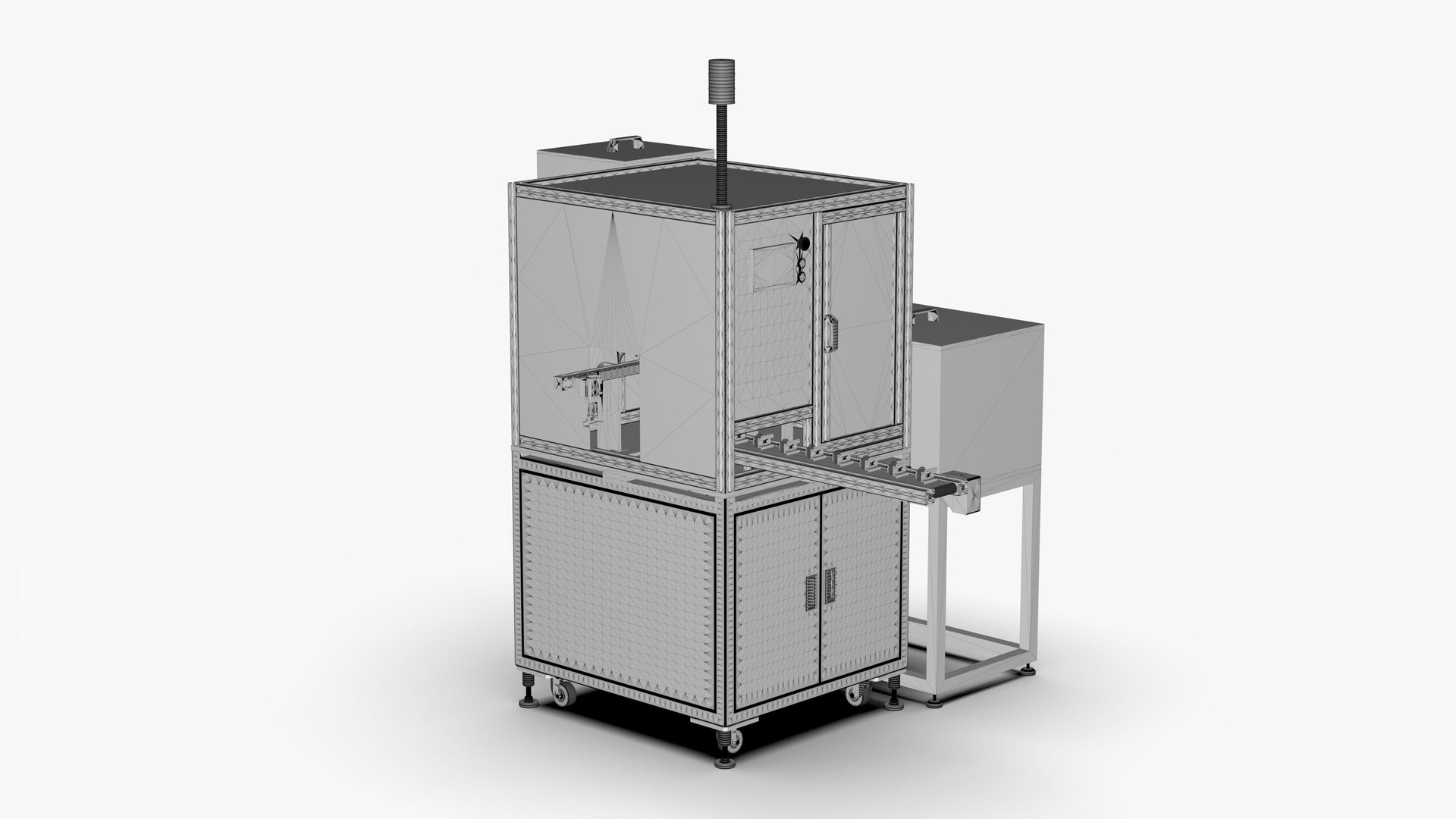 Automatic Nut Washer Bolt Assembly Machine 3D model - TurboSquid 2011262