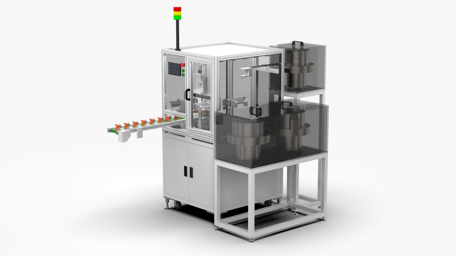 Automatic Nut Washer Bolt Assembly Machine 3D model - TurboSquid 2011262
