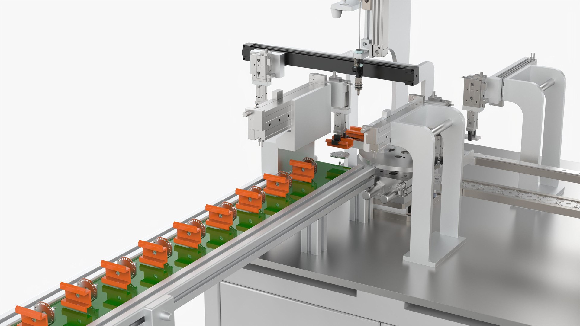 Automatic Nut Washer Bolt Assembly Machine 3D model - TurboSquid 2011262