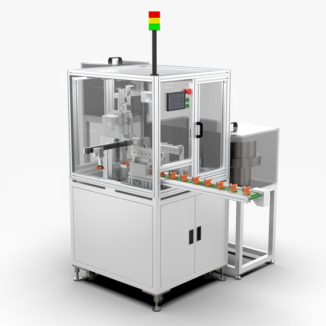 Automatic Nut Washer Bolt Assembly Machine 3D 모델 - TurboSquid 2011262