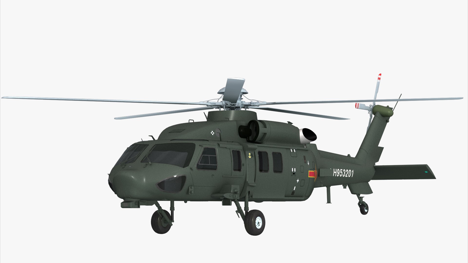 3D Model Harbin Z-20 - TurboSquid 2136983