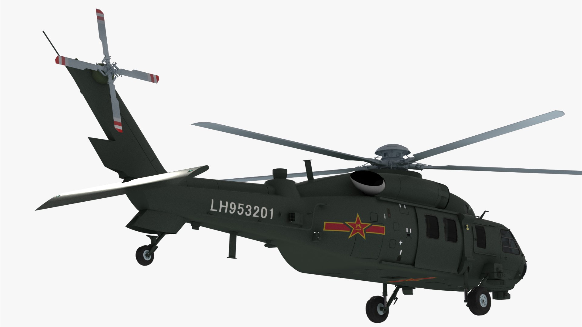 3D Model Harbin Z-20 - TurboSquid 2136983