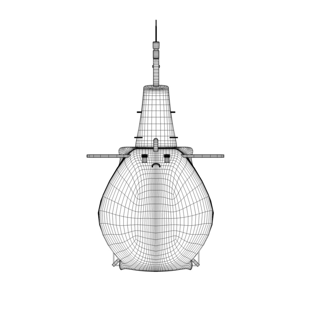 Realistic Ins Dolphin Class Submarine C4d