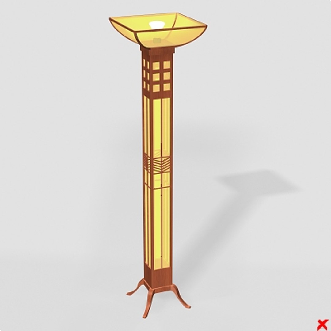lamp standing 3d model