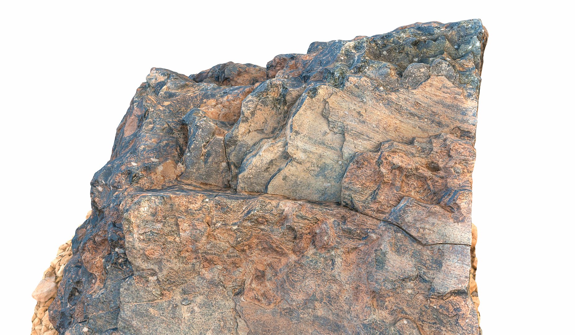 tenerife blue stone 8k obj