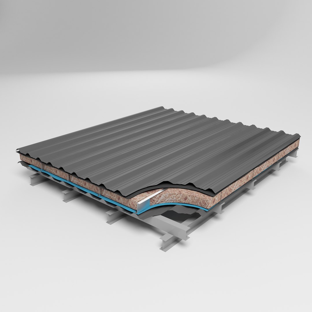 Trapezoidal Sheet 3D Model - TurboSquid 2429609