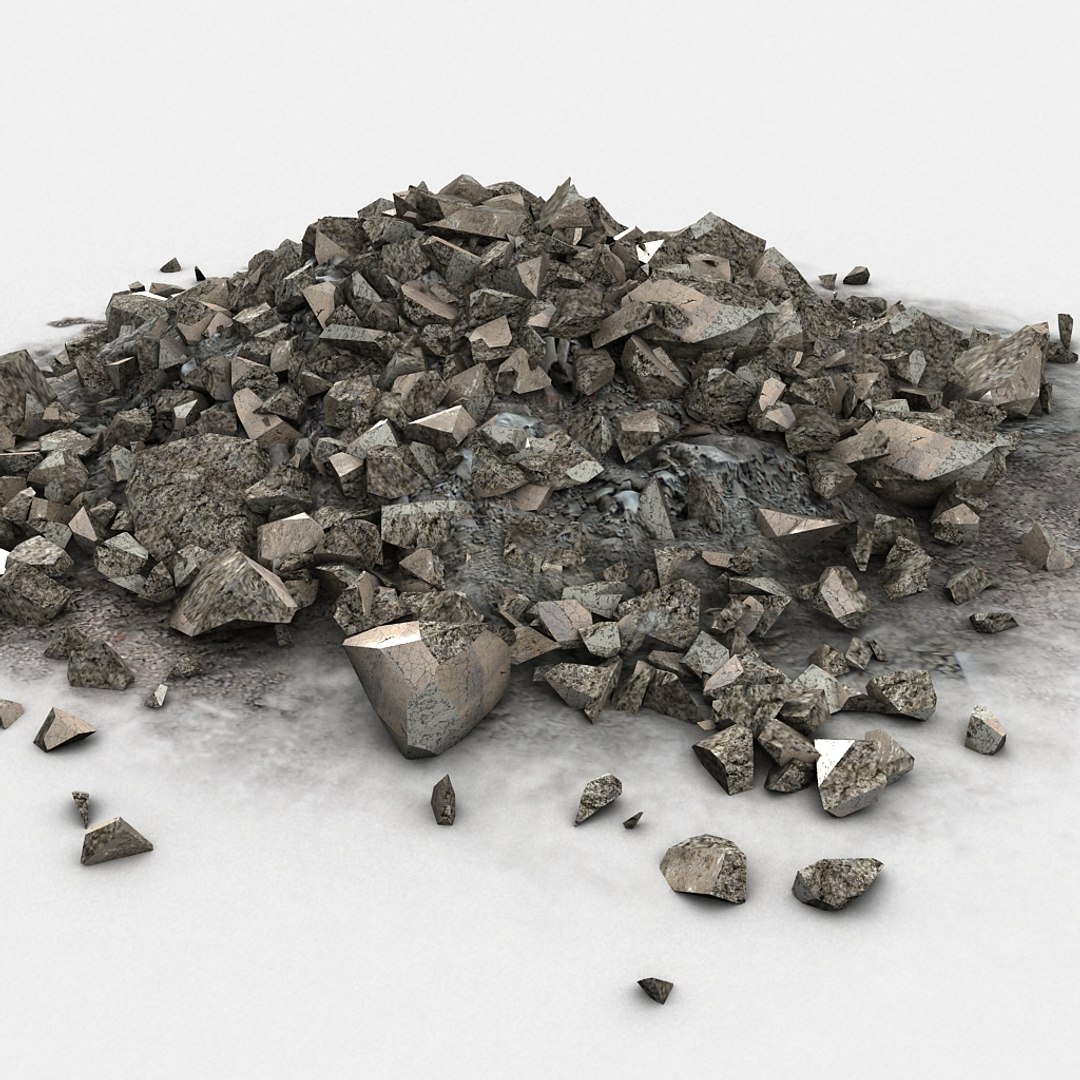 3d Max Debris Stone Rock
