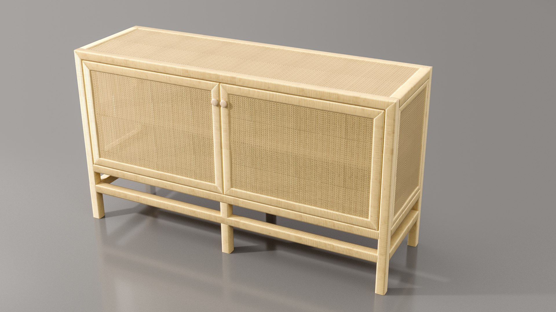 RATTAN CONSOLE 3D - TurboSquid 1886671