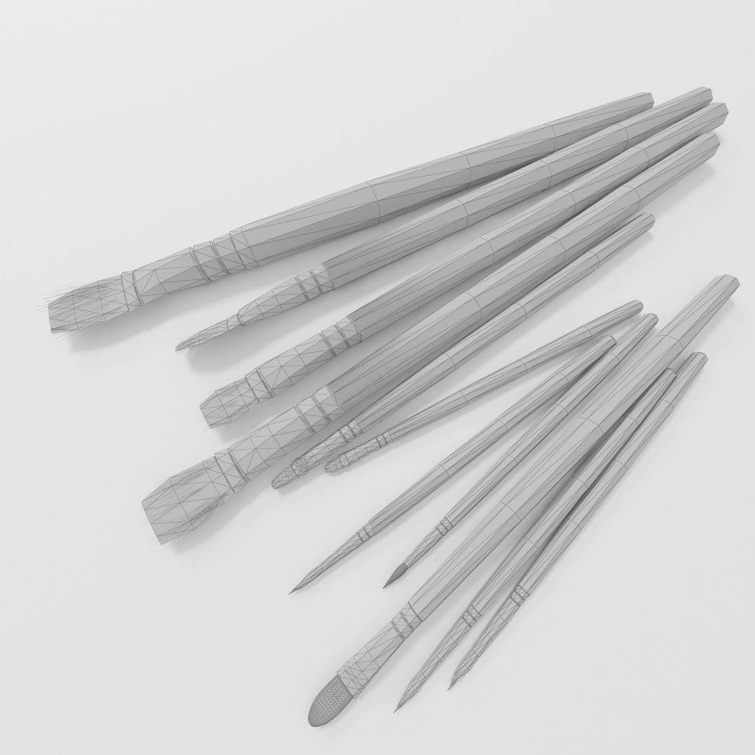 Paint Brush 3d Model