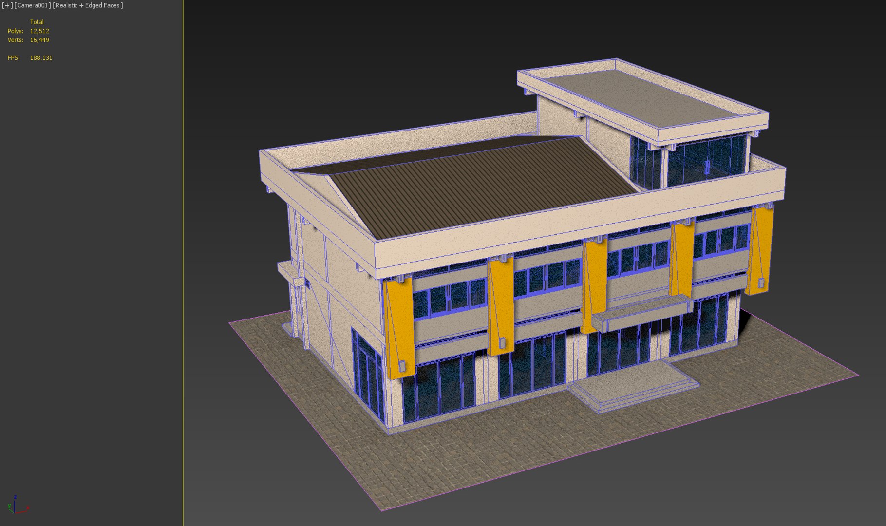1970s Office Building Model - TurboSquid 1598511