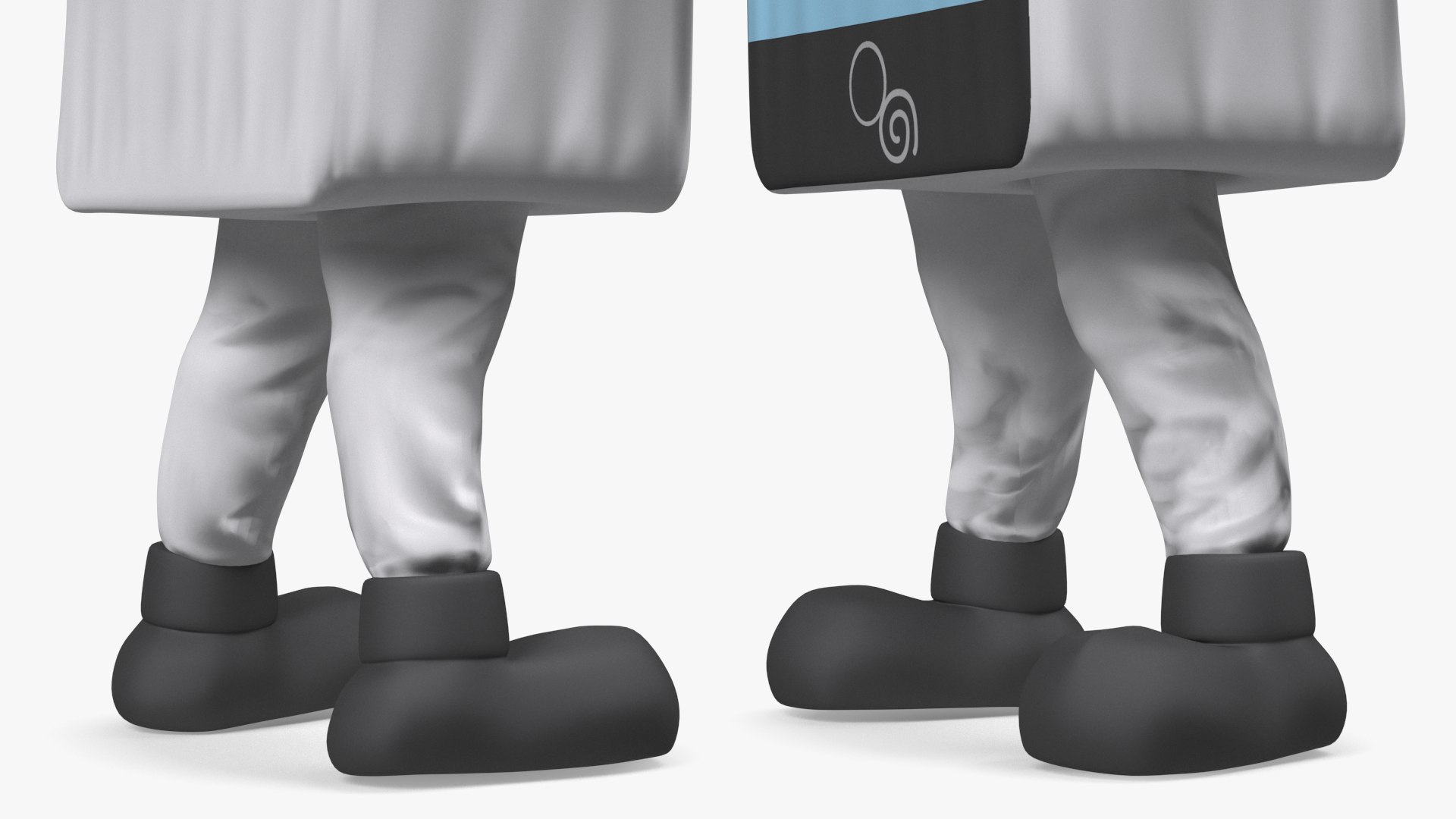 White IPhone Mascot Happy Pose 3D Model - TurboSquid 2073276