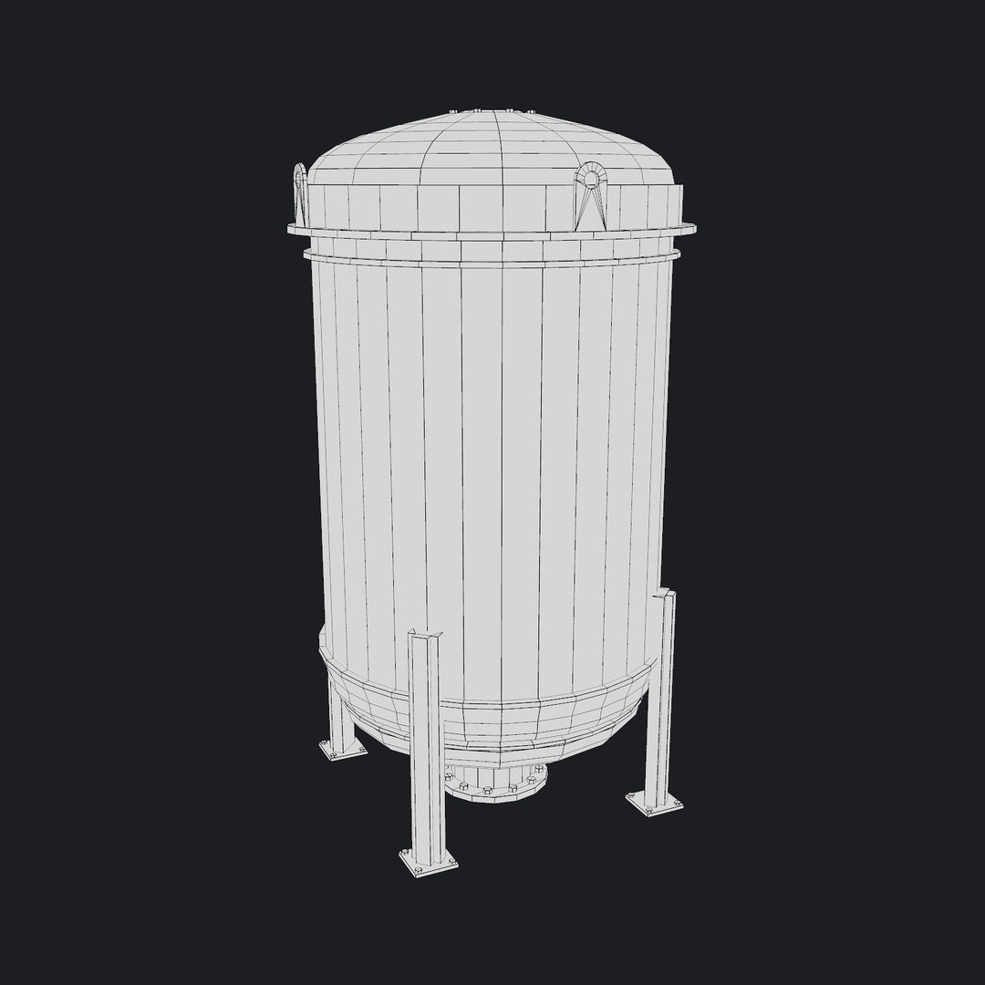3d Model Storage Tank