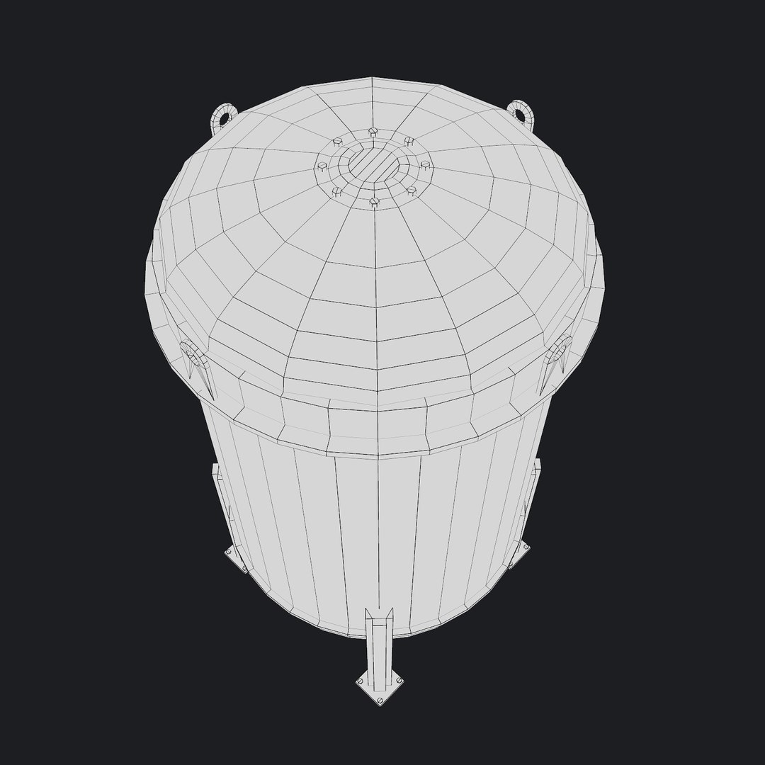 3d Model Storage Tank