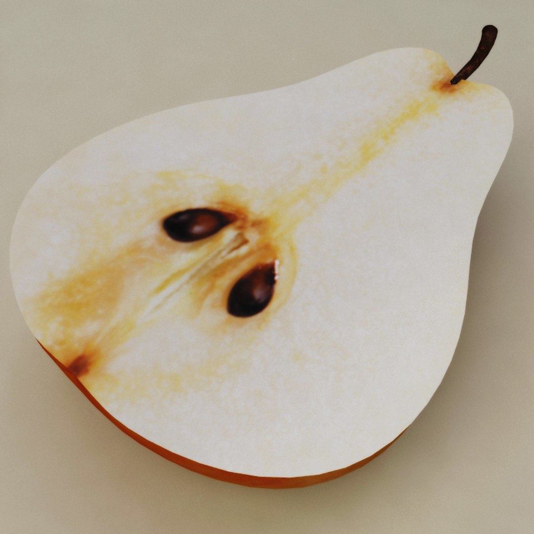 3d model pear modelled