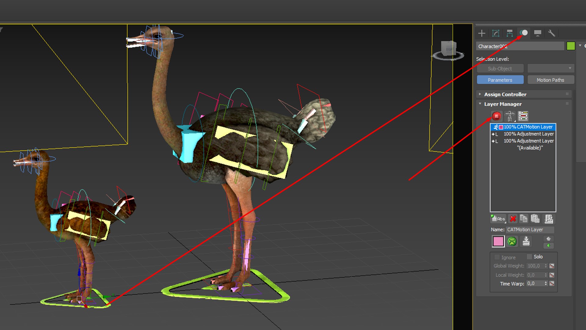 Ostrich Low-poly 3D Model - TurboSquid 1463492