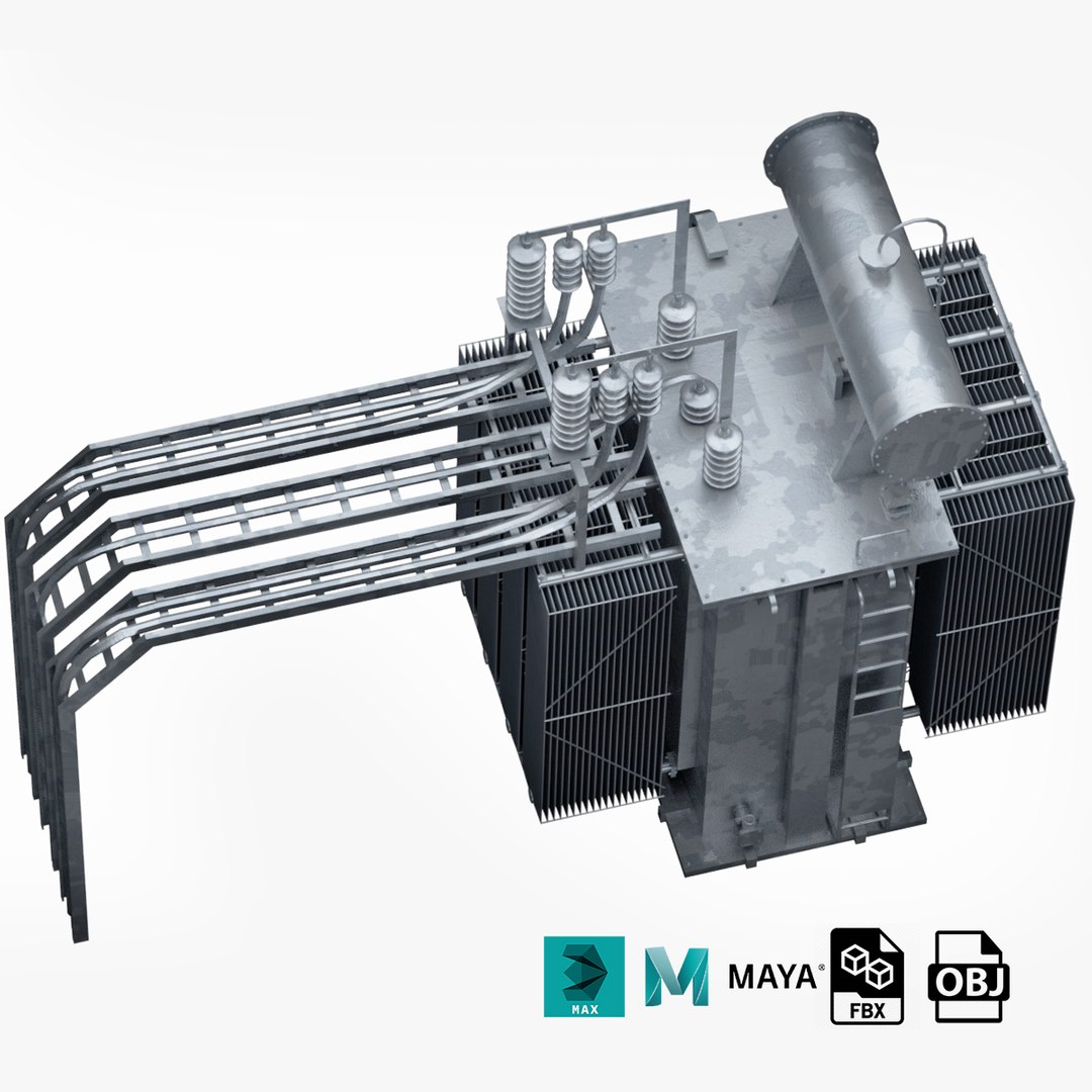 High Voltage Power Distribution Transformer 3D - TurboSquid 1888262