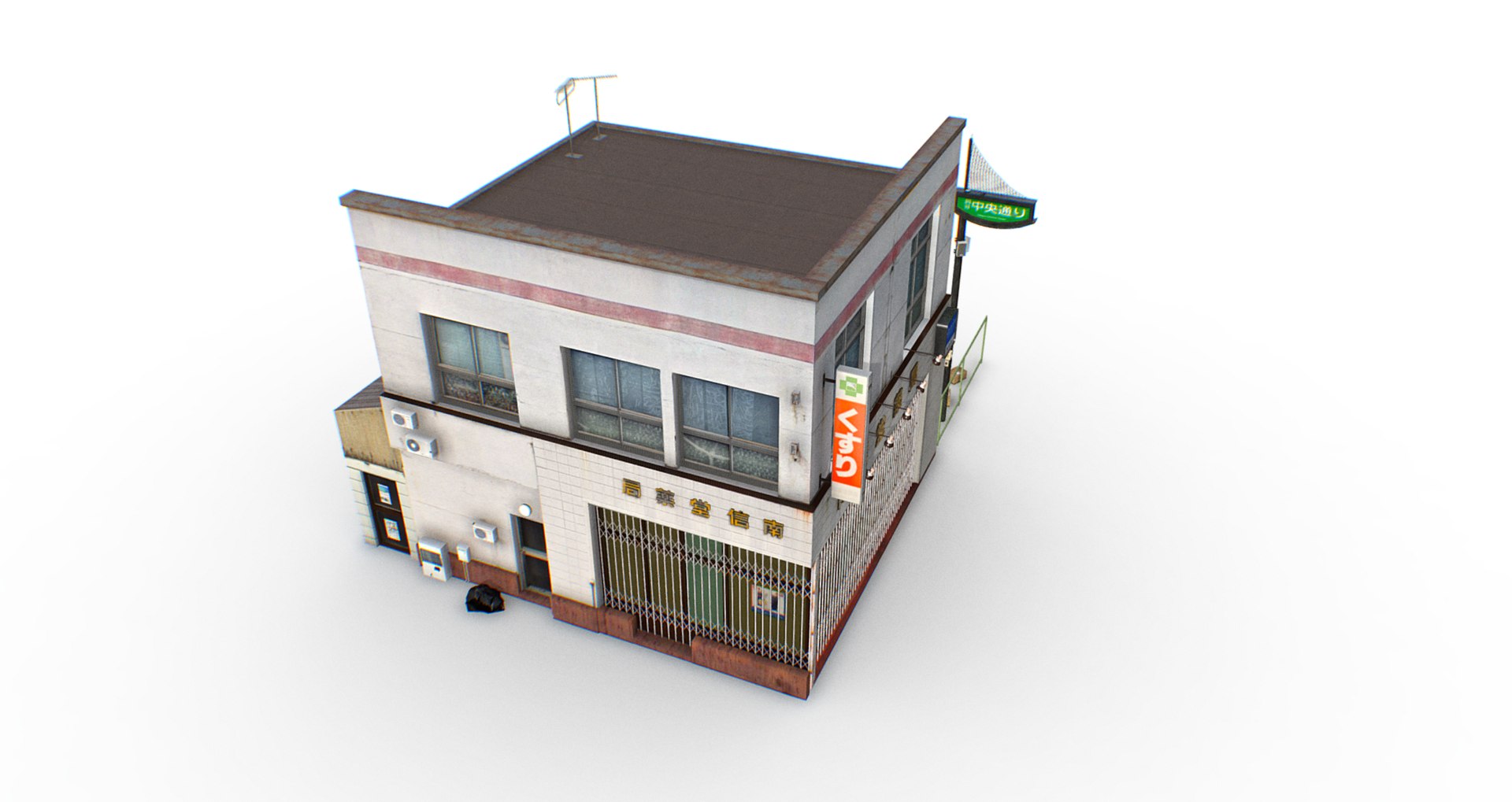 Photorealistic Japanese Building 6 3D Model - TurboSquid 2122186