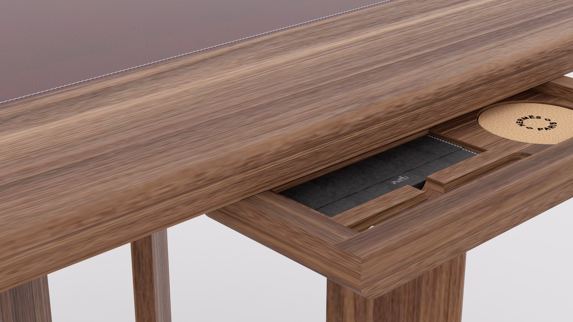 Atout Hermes Games Table 3D Model - TurboSquid 2086737