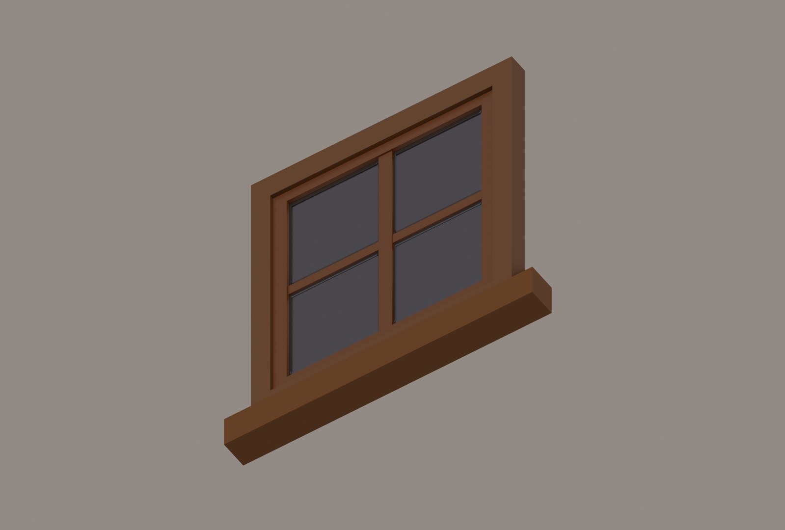 Window Low Poly Model - TurboSquid 2058259
