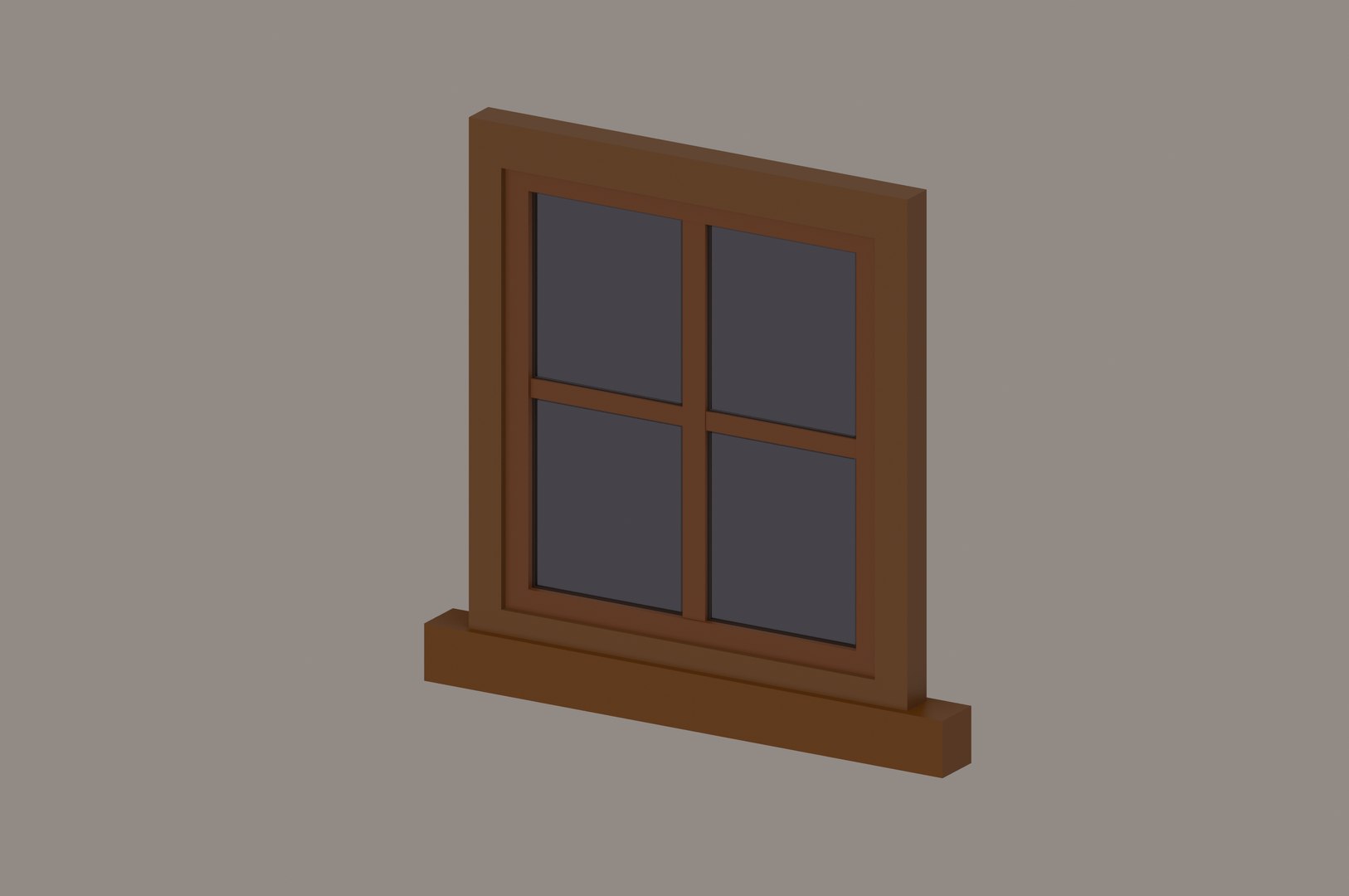 Window Low Poly Model - TurboSquid 2058259