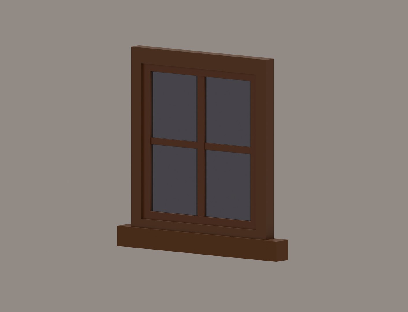 Window Low Poly Model - TurboSquid 2058259