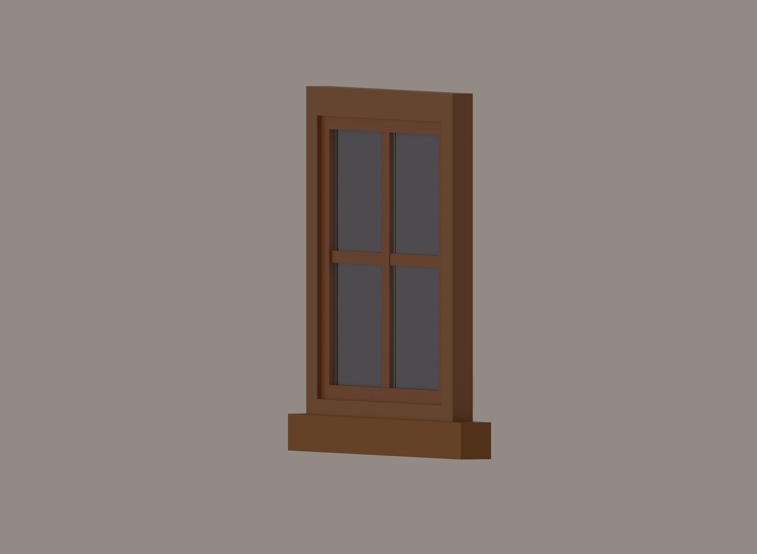 Window Low Poly Model - TurboSquid 2058259