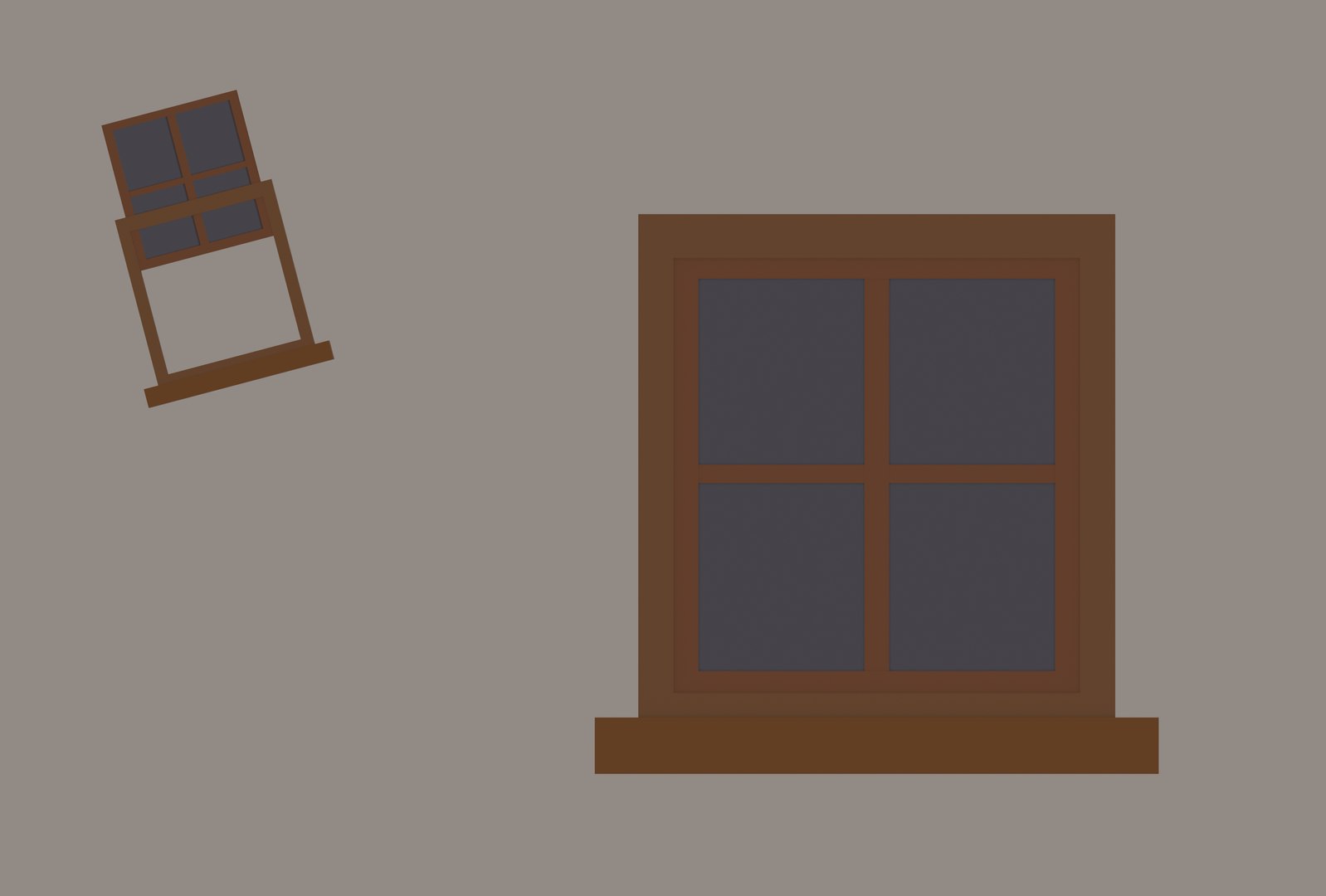 Window Low Poly Model - TurboSquid 2058259