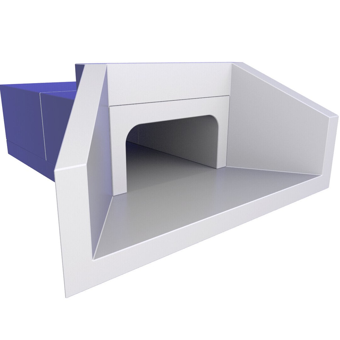 3D Concrete Box Culvert Bridge 45 Model - TurboSquid 1980000