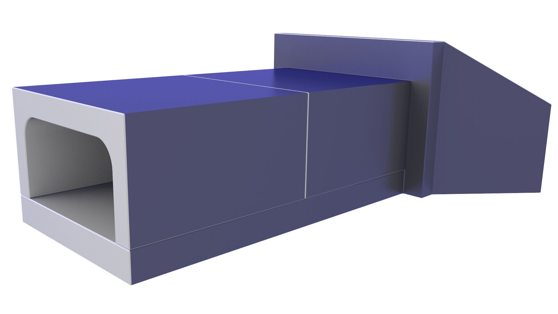 3D Concrete Box Culvert Bridge 45 Model - TurboSquid 1980000