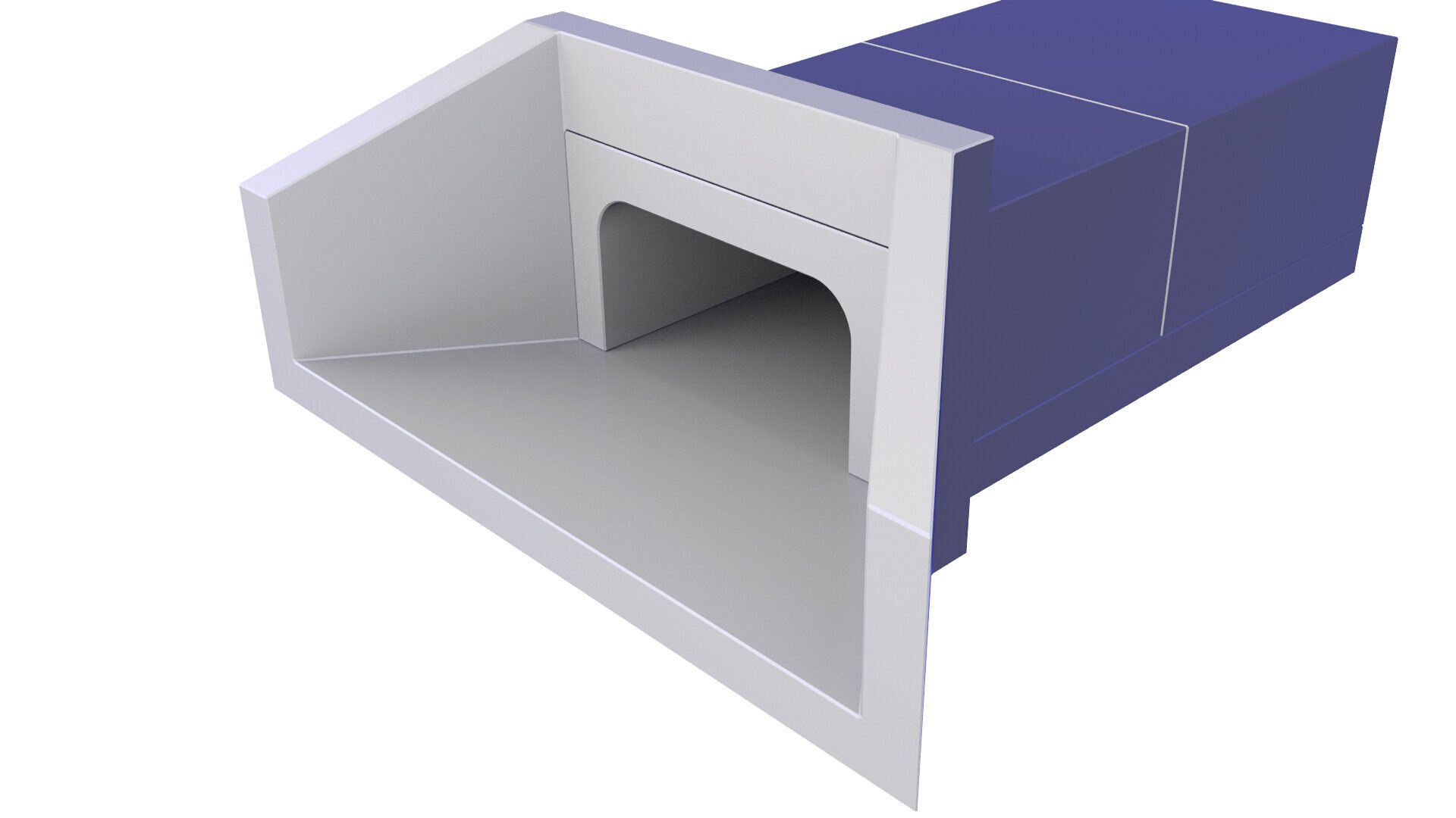 3D Concrete Box Culvert Bridge 45 Model - TurboSquid 1980000