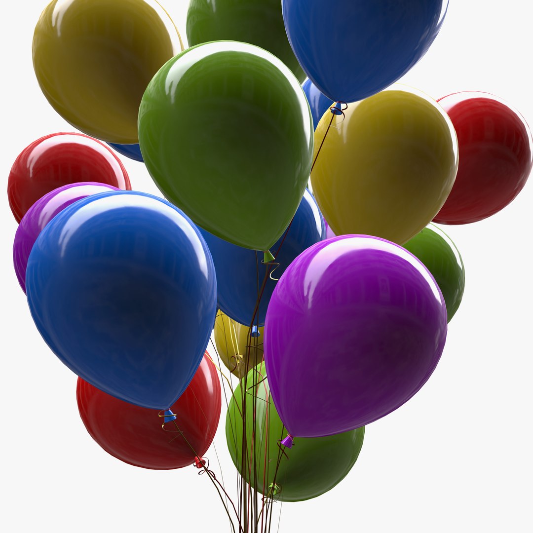 Balloon 3D Model - TurboSquid 1332518