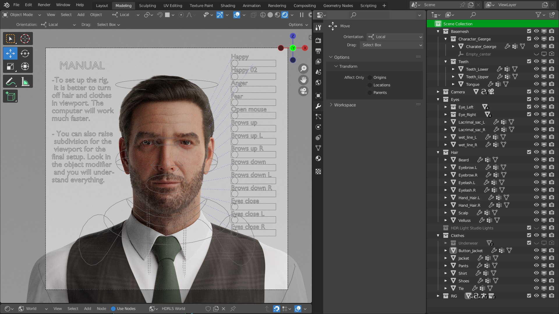 Character George 3D - TurboSquid 2055096