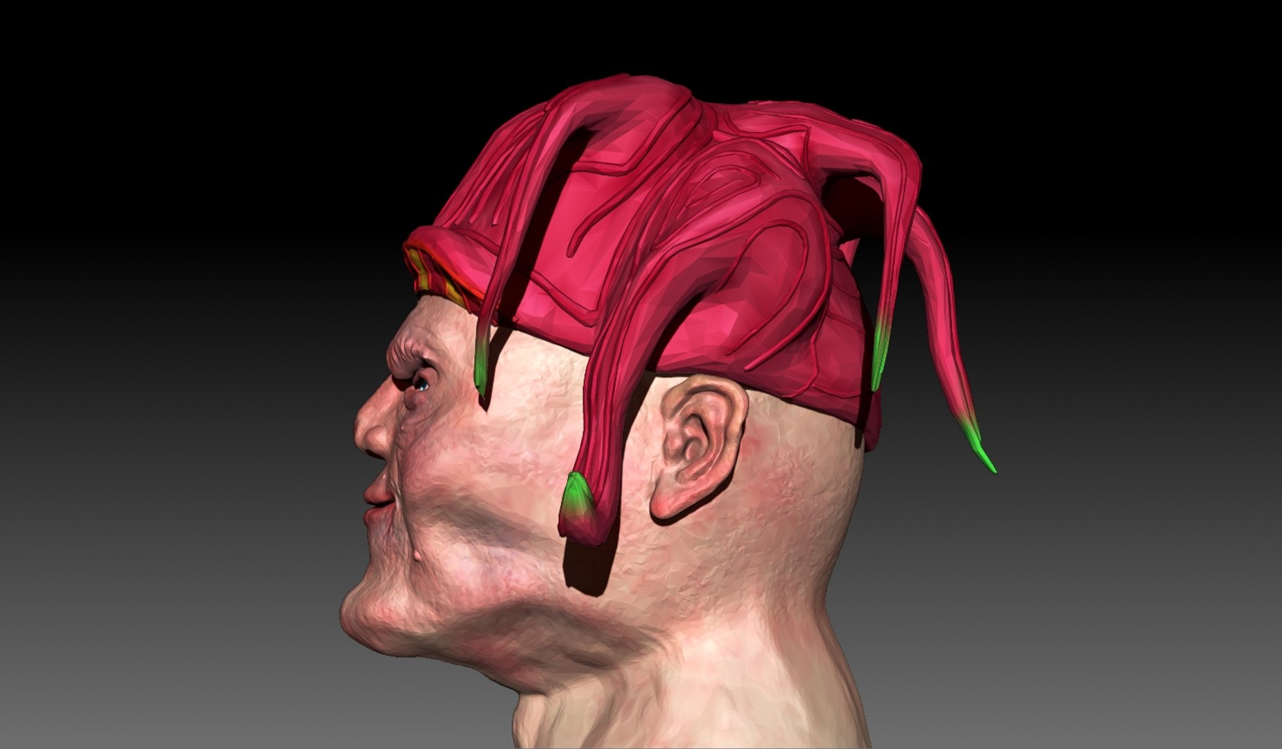 3D Scary Old Man Low-poly - TurboSquid 2062147