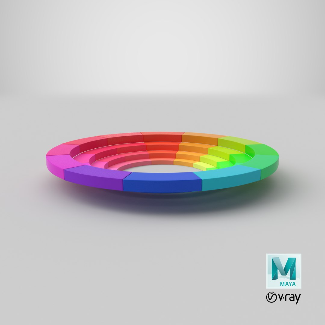 3d Model Color Wheel