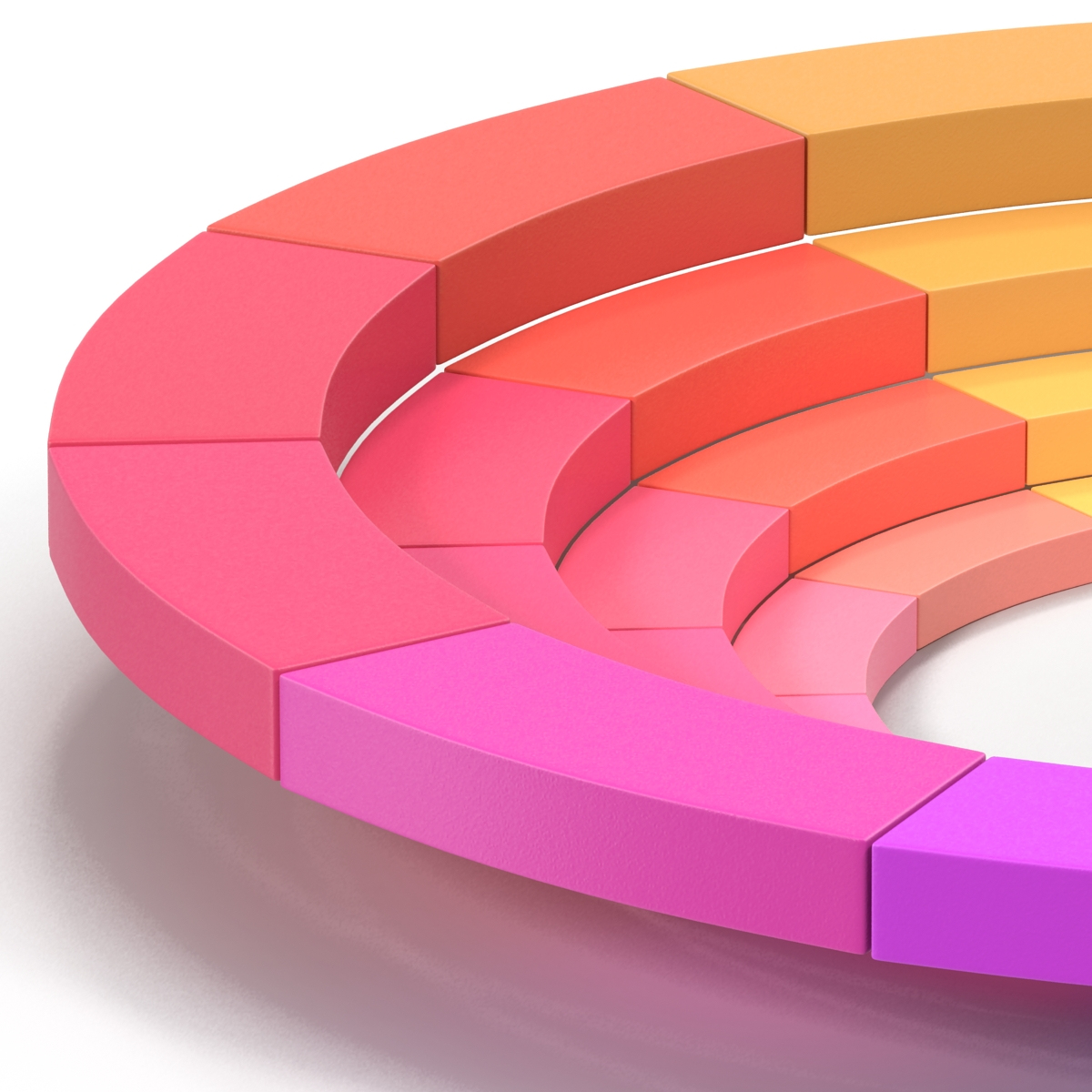 3d model color wheel