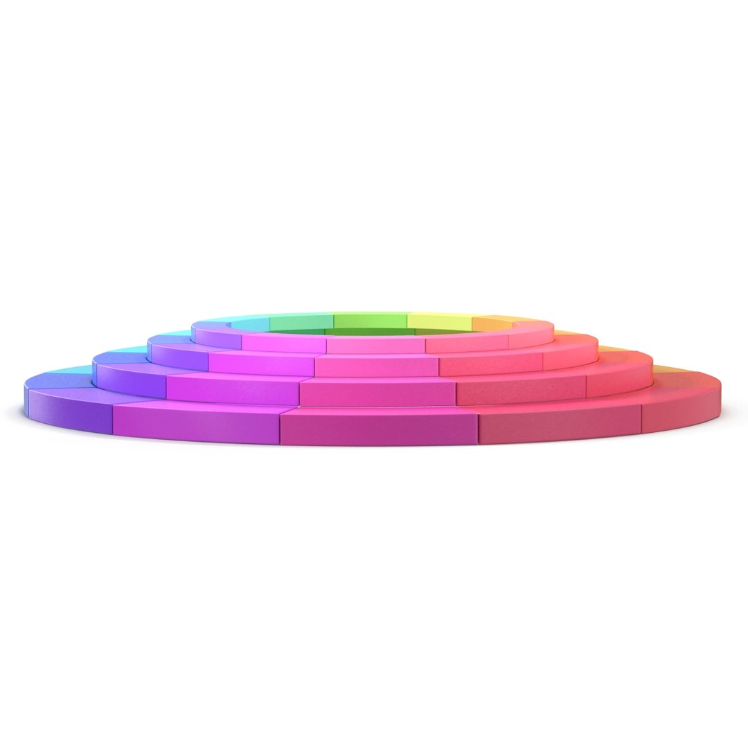 3d Model Color Wheel