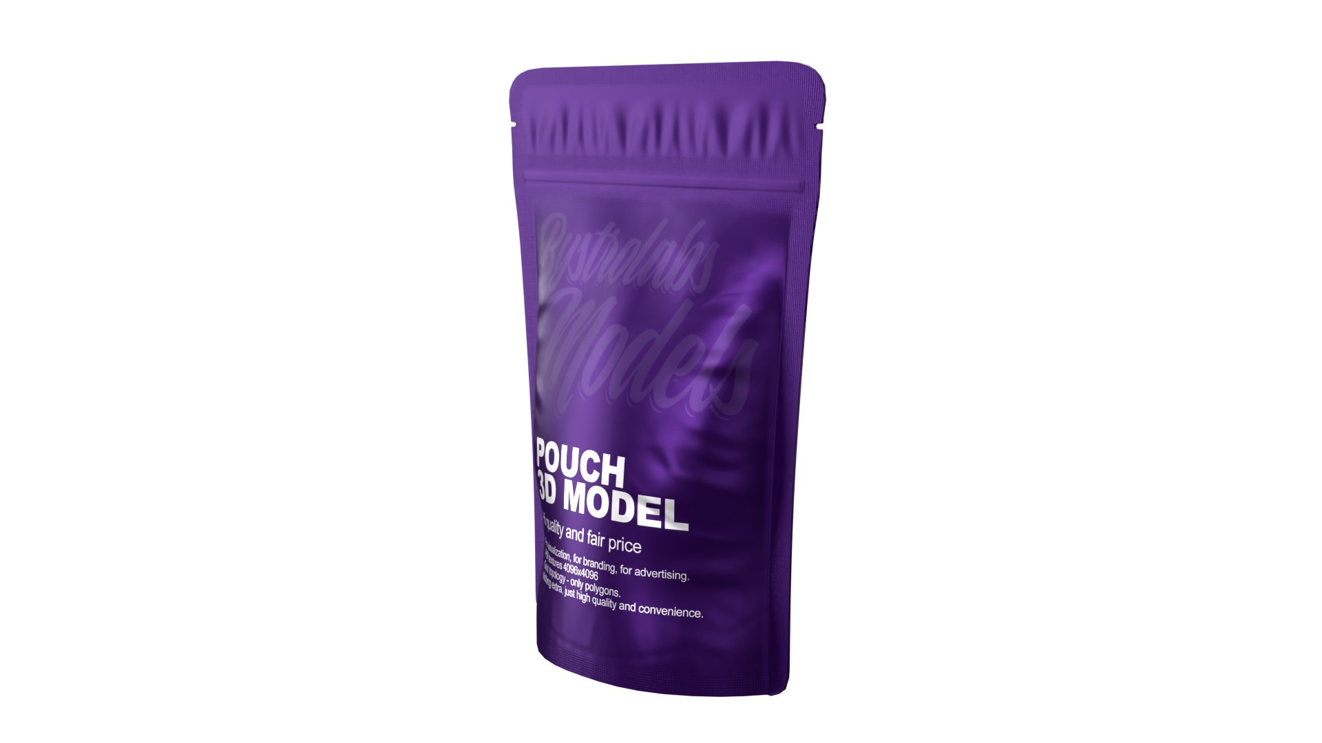 Food Pouch Bag 3D Model - TurboSquid 2277470