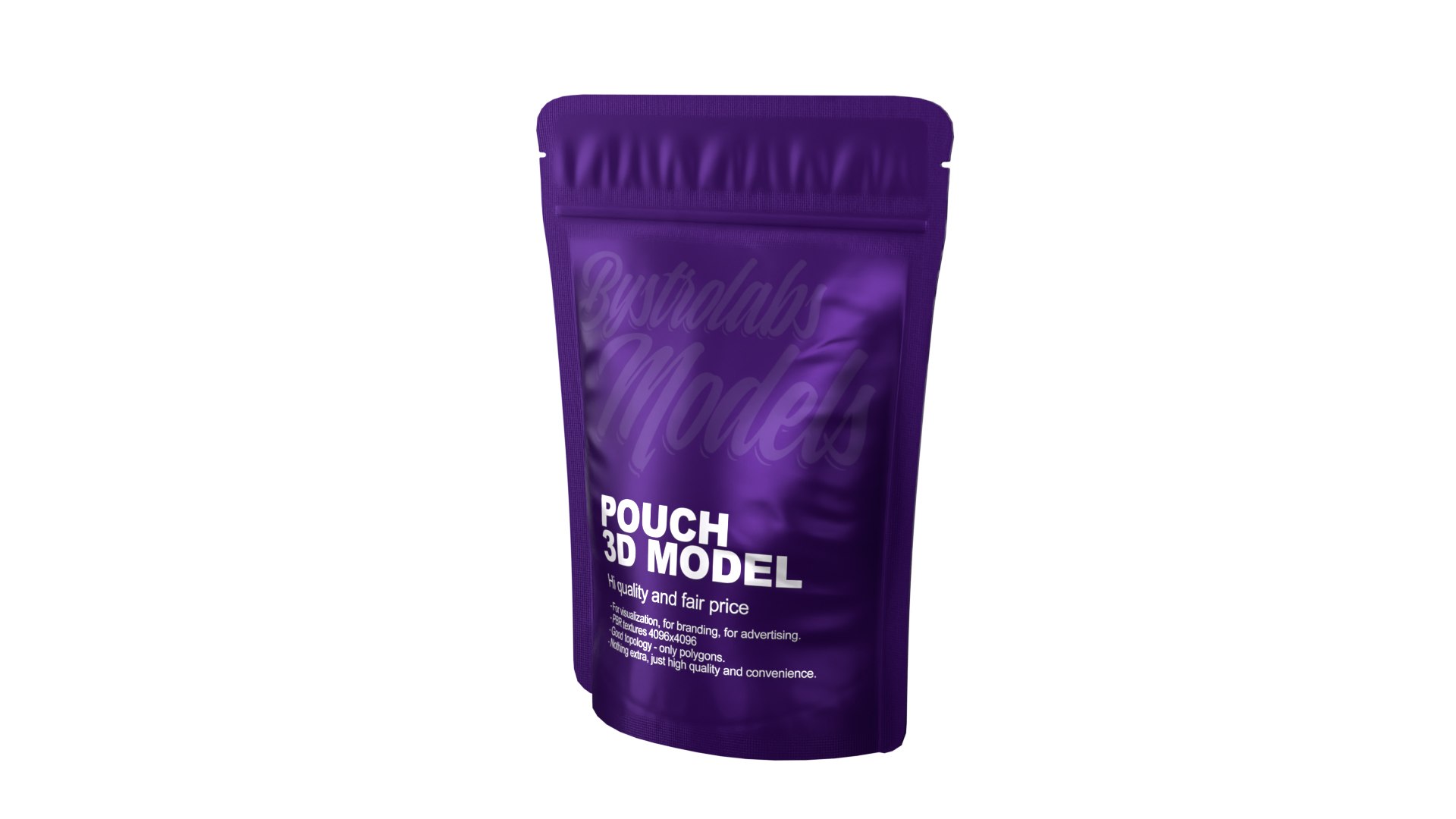 Food Pouch Bag 3D Model - TurboSquid 2277470