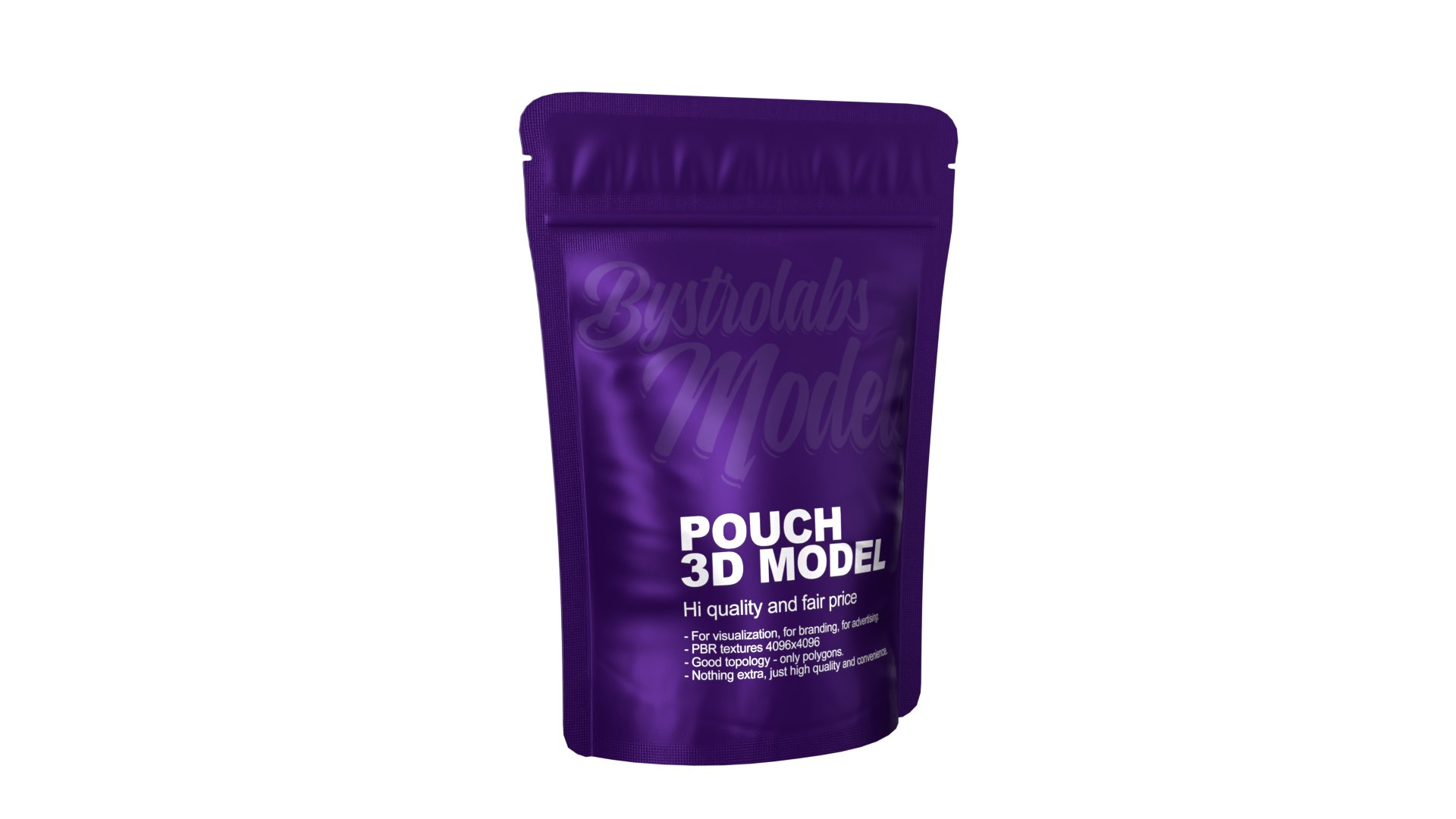 Food Pouch Bag 3D Model - TurboSquid 2277470