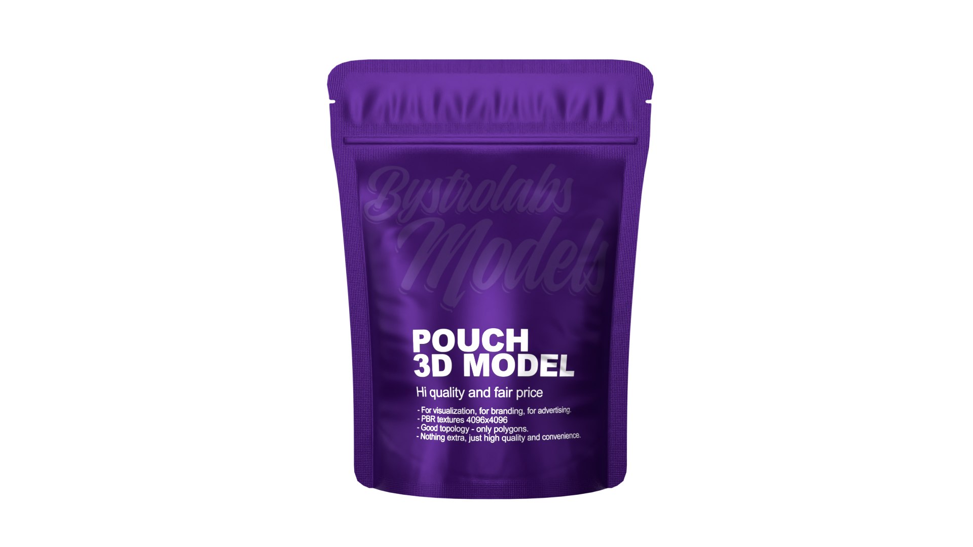 Food Pouch Bag 3D Model - TurboSquid 2277470