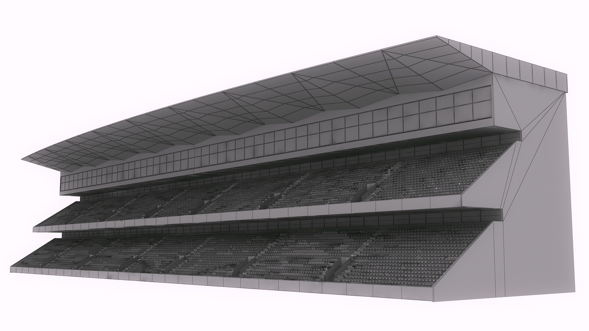 3D Stadium Tribune - TurboSquid 2272595