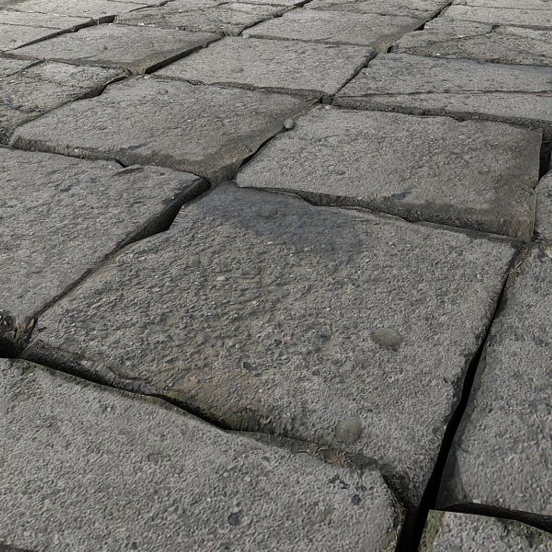 3ds Max Stone Pavement