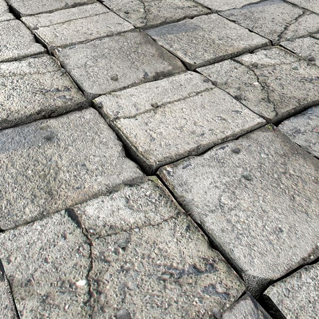 3ds Max Stone Pavement