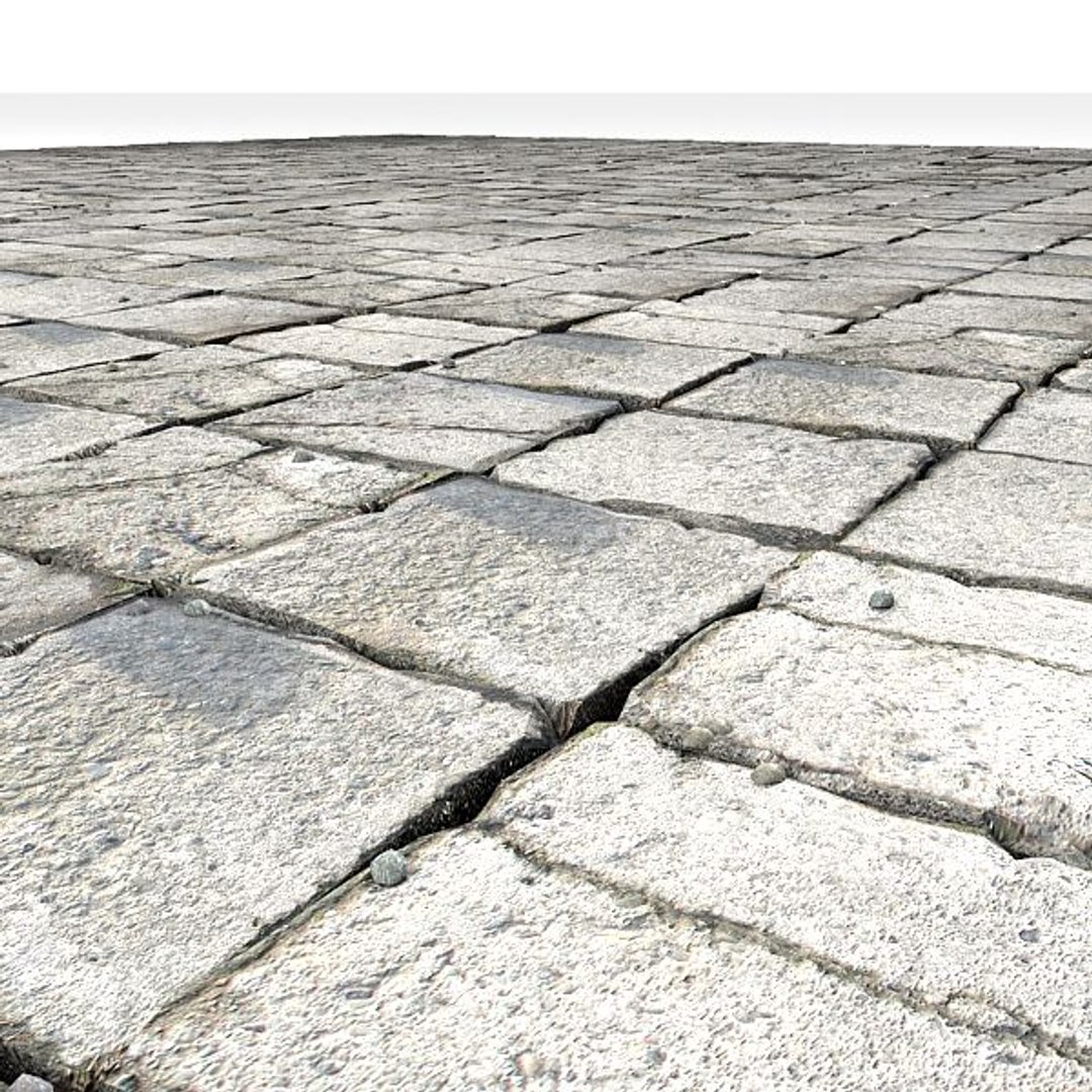 3ds Max Stone Pavement