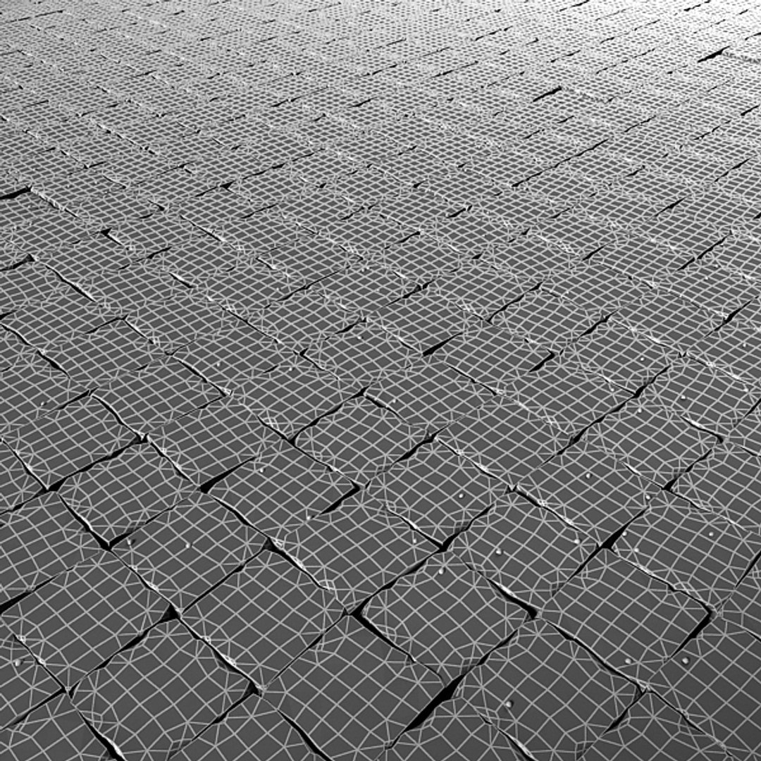 3ds Max Stone Pavement